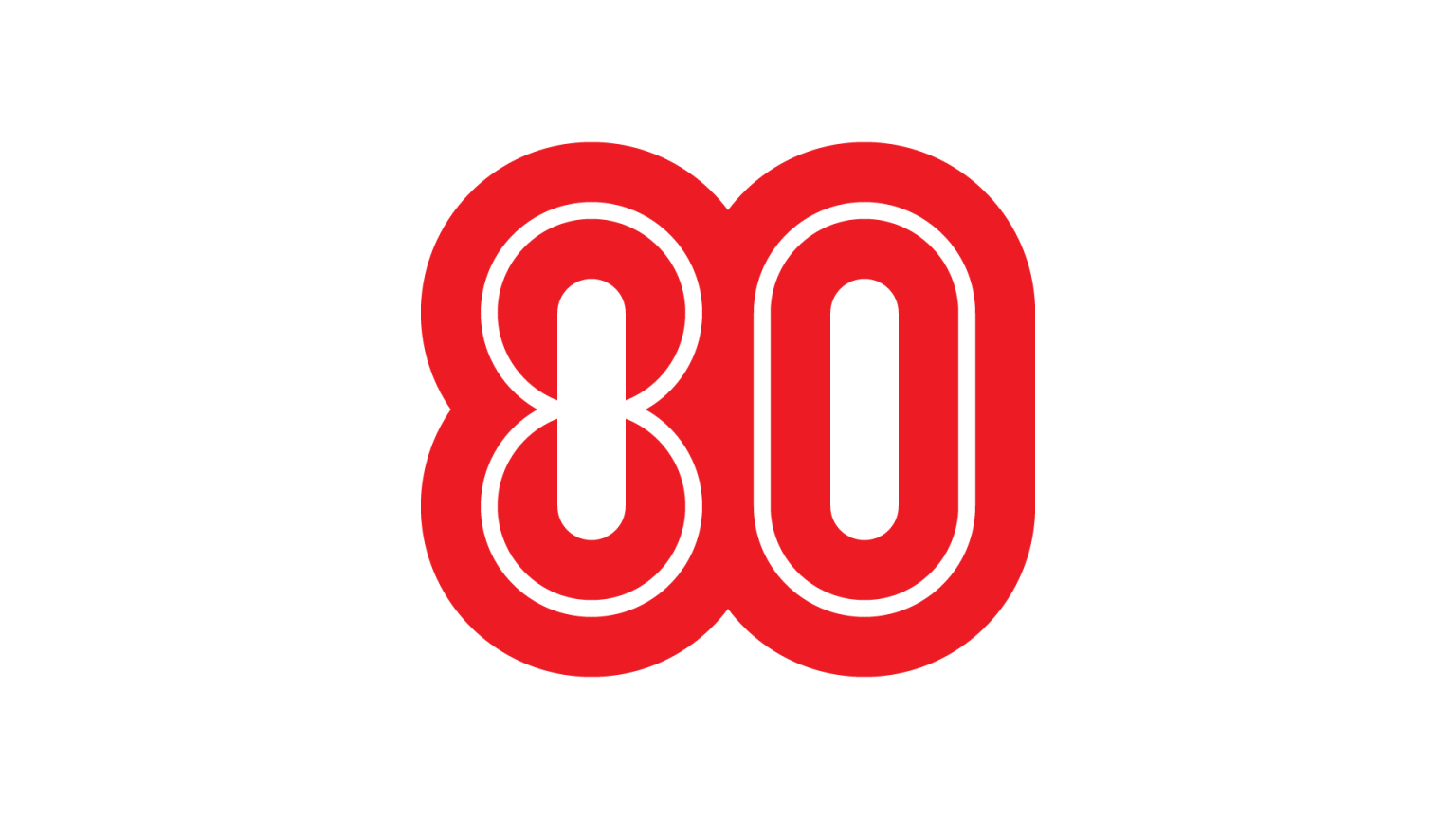 Logo HUT RI 80 Merah Background Transparan Tanpa Teks Format PNG ...